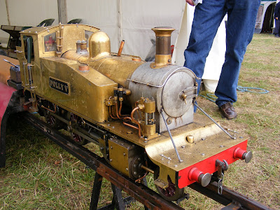 Sam's World: Driving A Polly At Midlands Model Engineering Exhibition...
