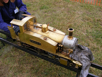 Sam's World: Driving A Polly At Midlands Model Engineering Exhibition...