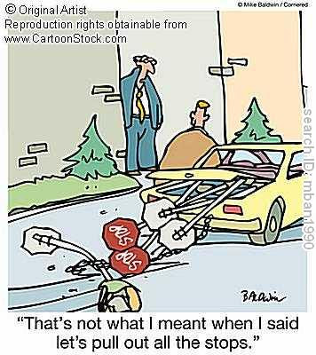 English idioms,sayings and expressions: Pull out all the stops 278