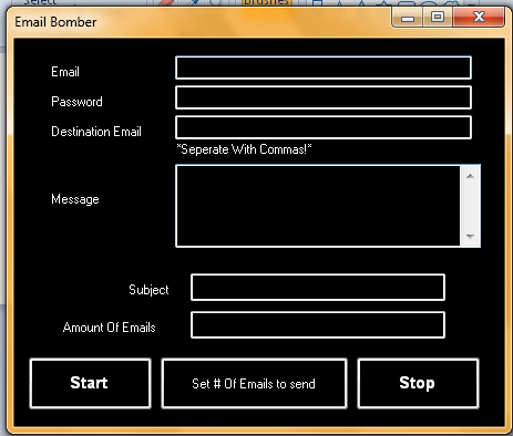 The Best Avaliable Haxs!: Free Working Email Bomber