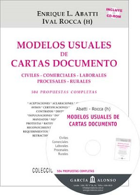 BIBLIOTECA DEL PORTAL: Modelos Usuales de Cartas Documento