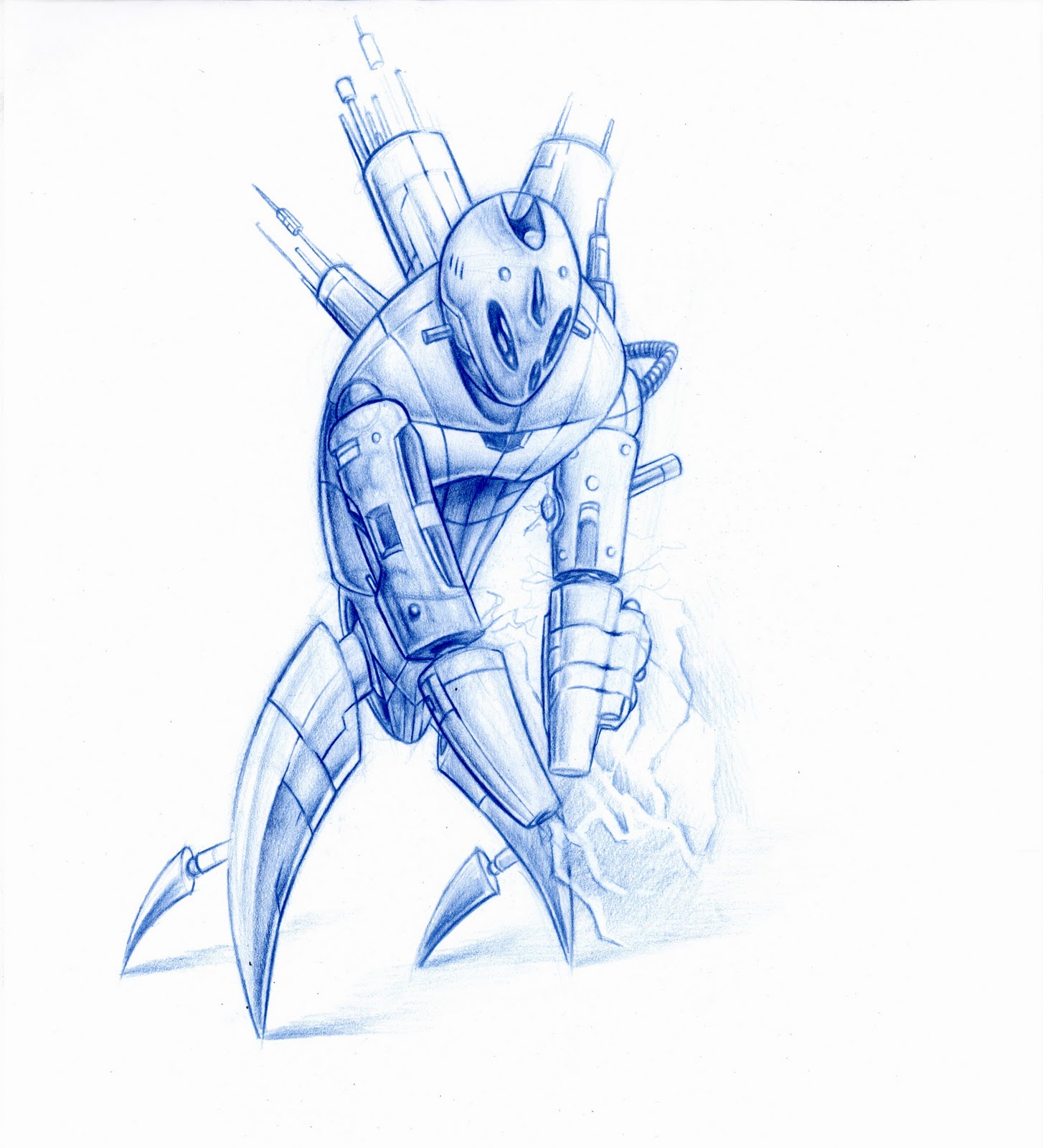 Codename Yeffrey and Yeremy: Robot sketch