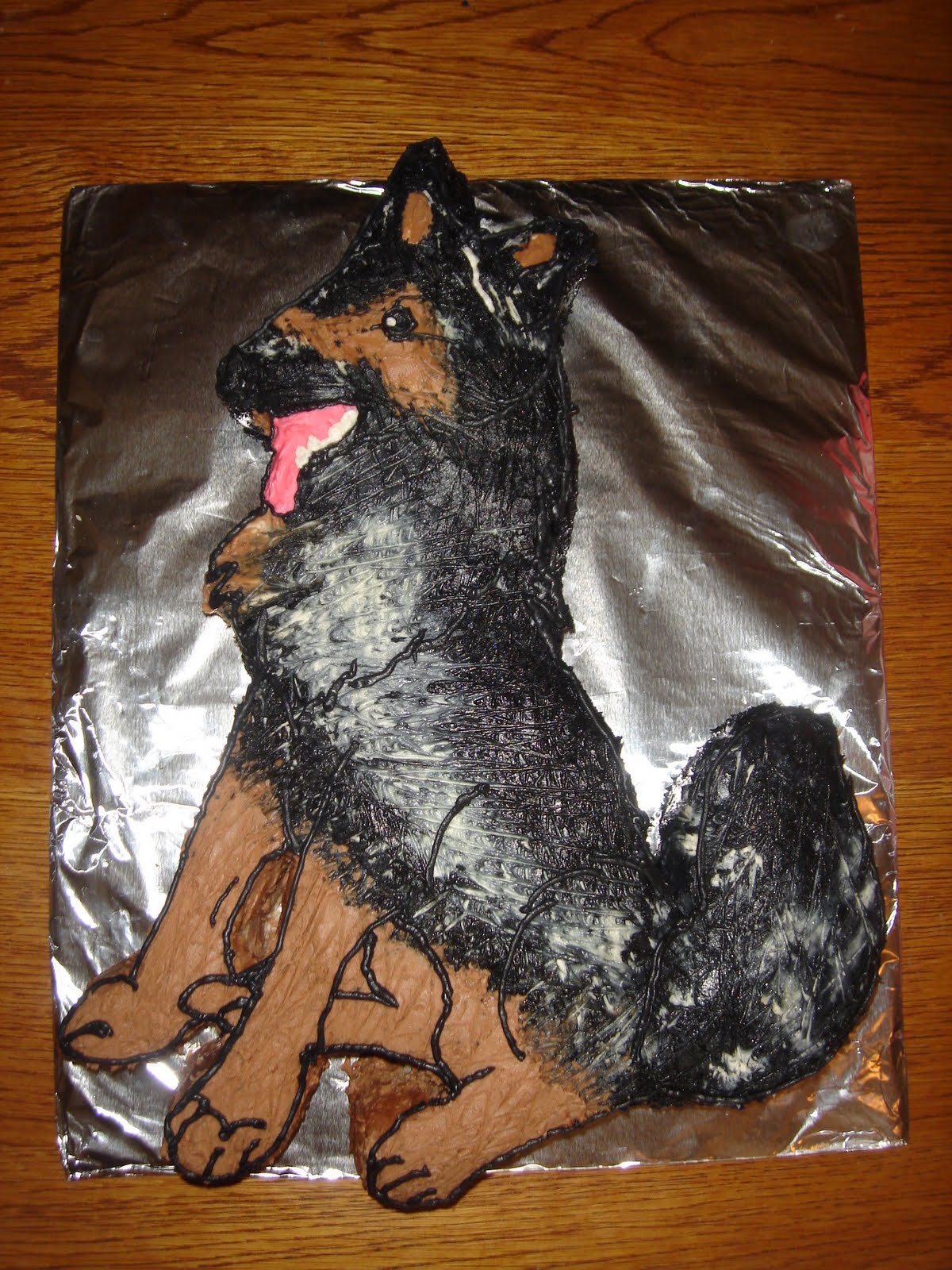 Cakes by Sheree: German Shepherd Cake