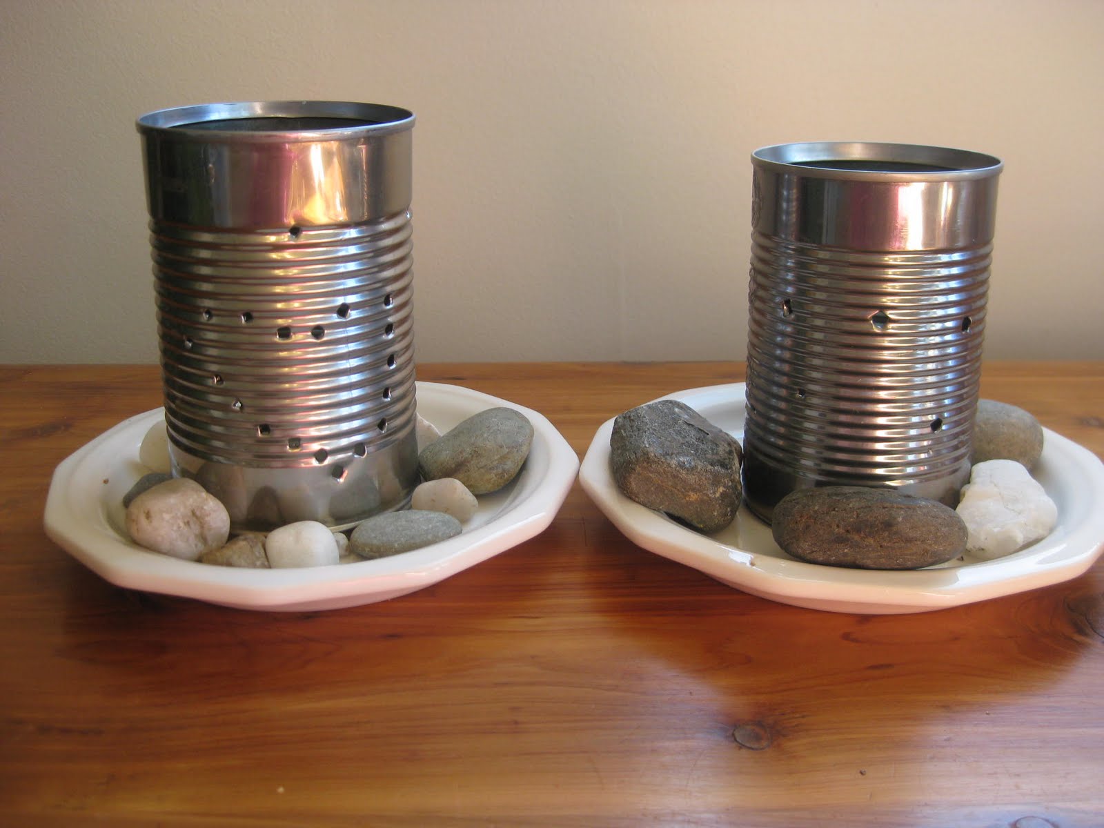 The Wonder Years: A Recycled Can Craft: Hammered Candle Holders