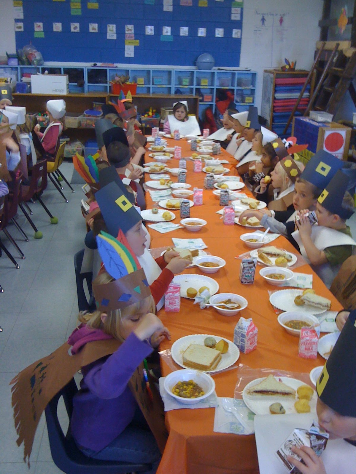 Welcome to Mrs. Tuck's Kindergarten Class: Thanksgiving Feast in Mrs ...