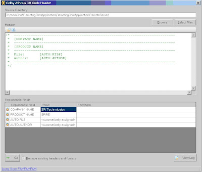 The Code Captain: C# Code Header Designer