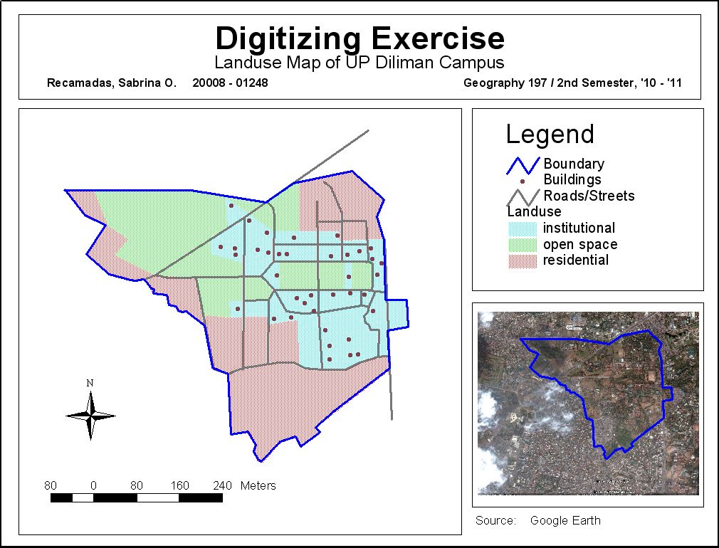 sab's world :): Landuse Map of UP Diliman Campus Plate #2