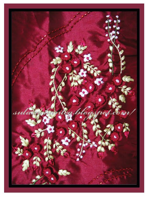 sulam chanteq: 024 SULAM RIBEN BUNGA CITRA