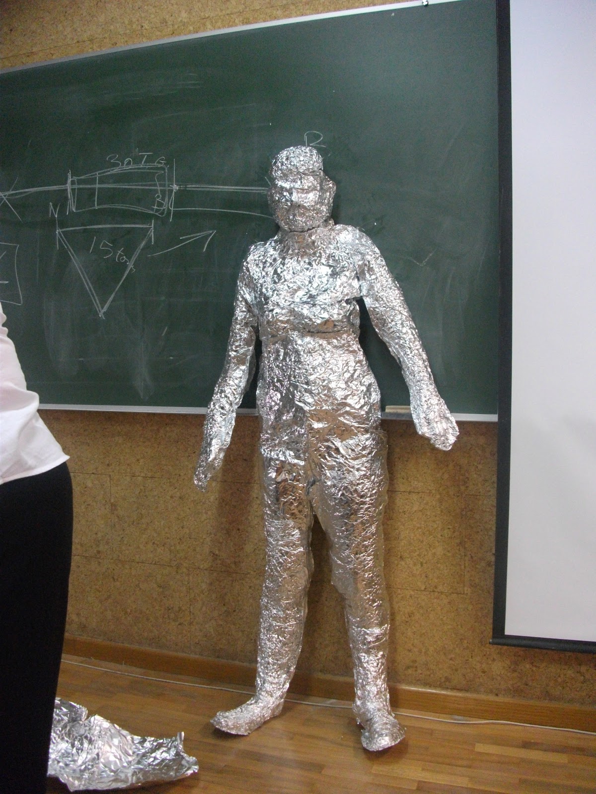 Ely Castillo: 22/10/2010 Figuras de papel de aluminio :O