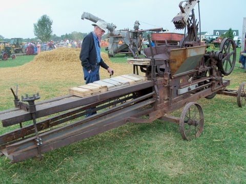 Our Travels, Gene & Sandy Teggatz: An Antique Hay Baler