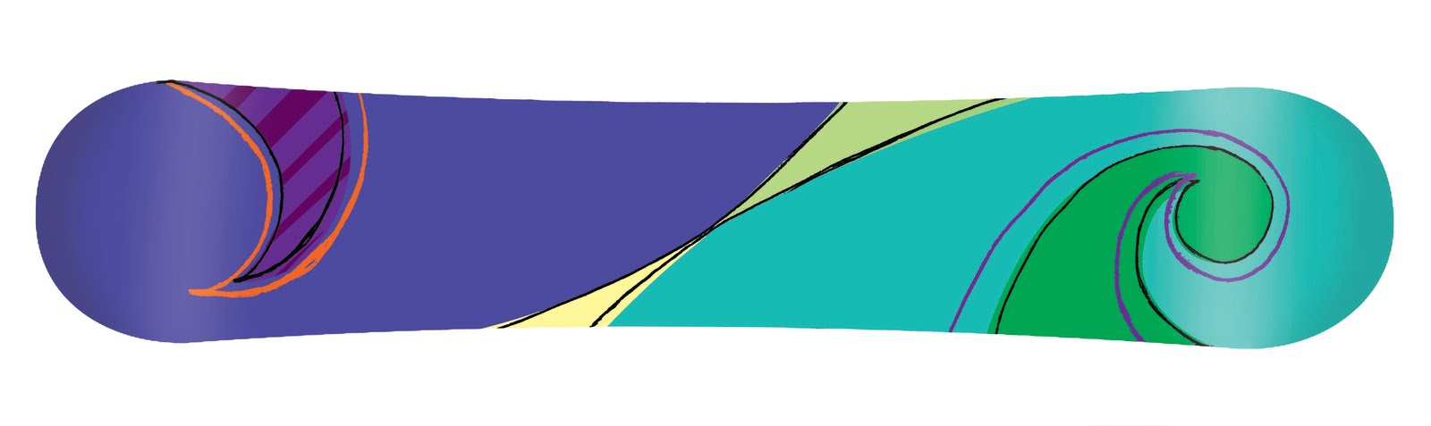 Lana's Studio Apartment: Aggressive Paisley Snowboard