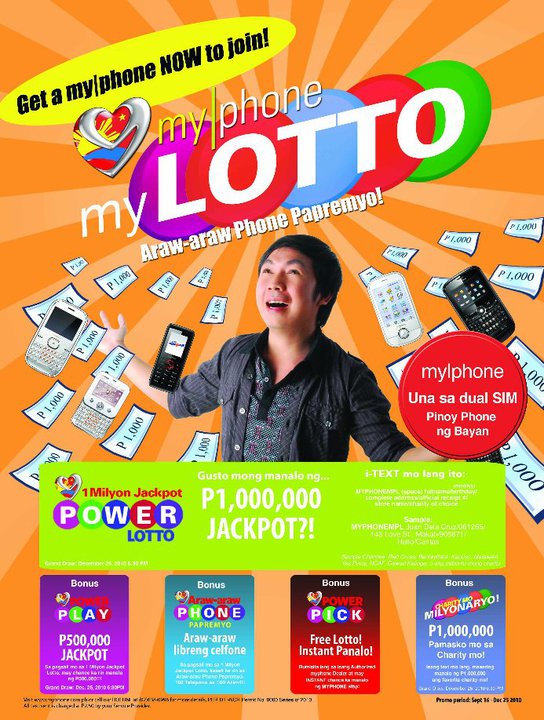 MyPhone Lotto - Win as Much as 1 Million Pesos