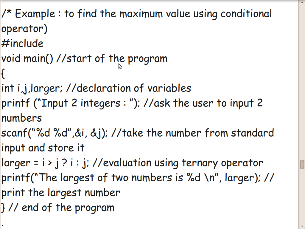 C Guide: C OPERATORS