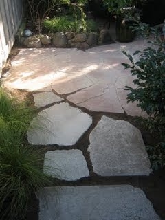 Plant Native Designs: Urbanite Path and Cut-Stone Patio Entrance ...