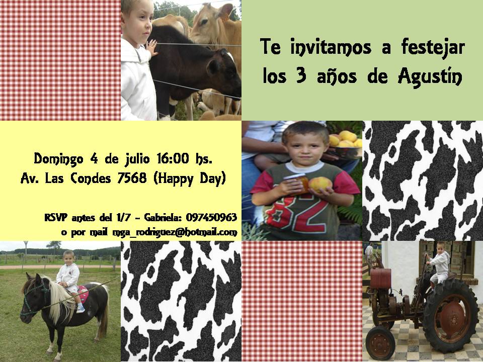 Party Design: Cumpleaños Granja