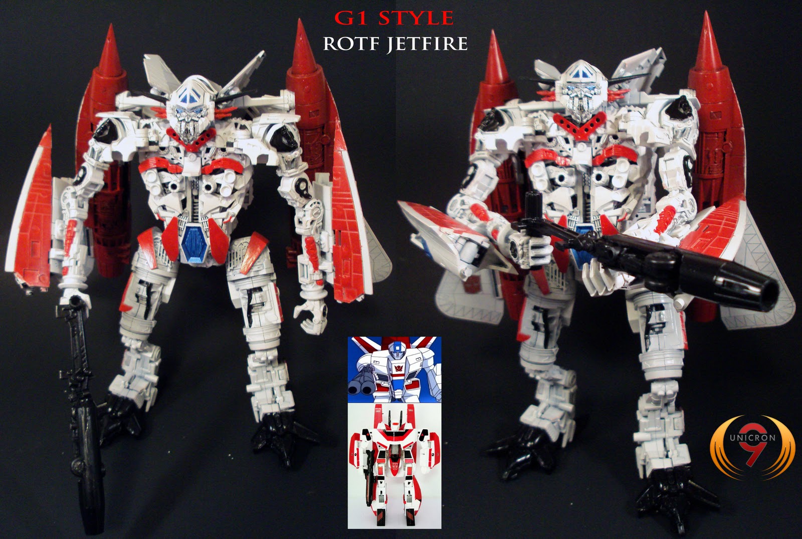 mundo transformer: Custom Jetfire.