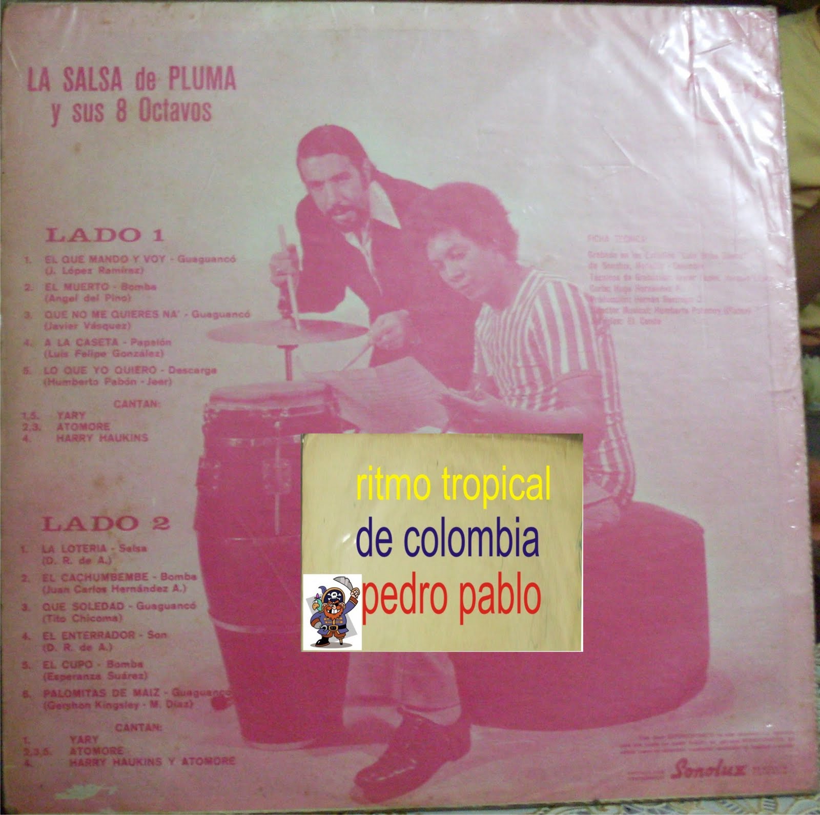 Ritmo Tropical Cumbia del Ayer: pluma y sus ocho octavos--salsa