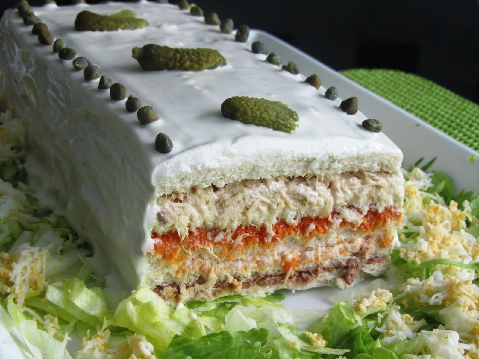 Pastel de Sandwich | Las Recetas de Marichu.... y las mias