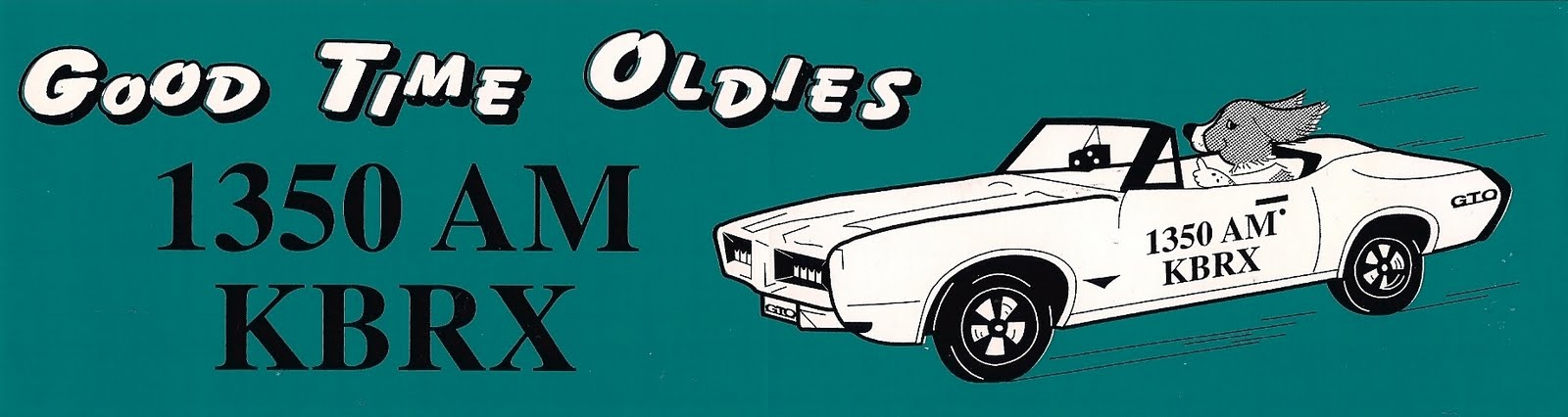 Radio Sticker of the Day: KBRX AM & FM