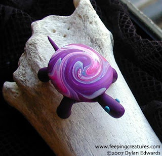 Feeping Creatures:Feep o' the Morning: Purple Swirl Turtle