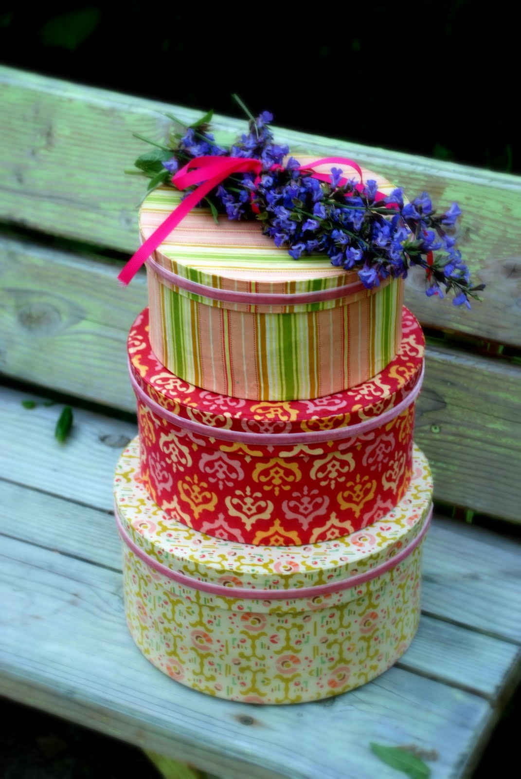 Yards And Yards No Sew Fabric Covered Hat Boxes