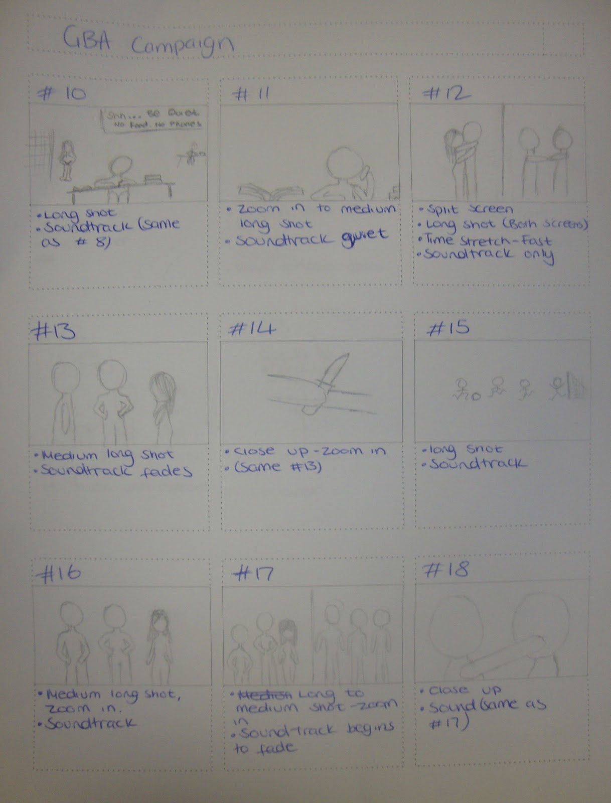 Short Film.: Storyboard & Script.