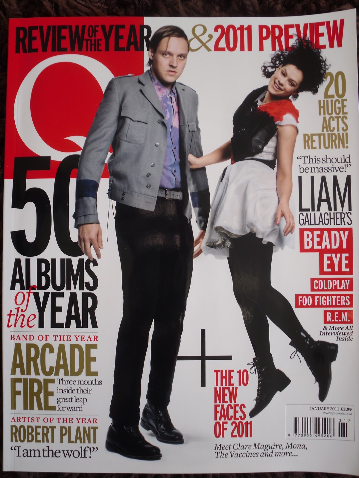 Megan: Textual Analysis of Q magazine Front Cover