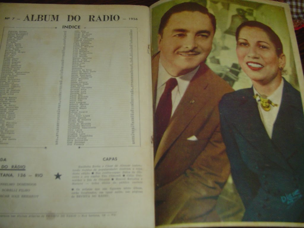 Colecionáveis e Coleções. Hobby and Collection.: Álbum do Rádio 1956 ...