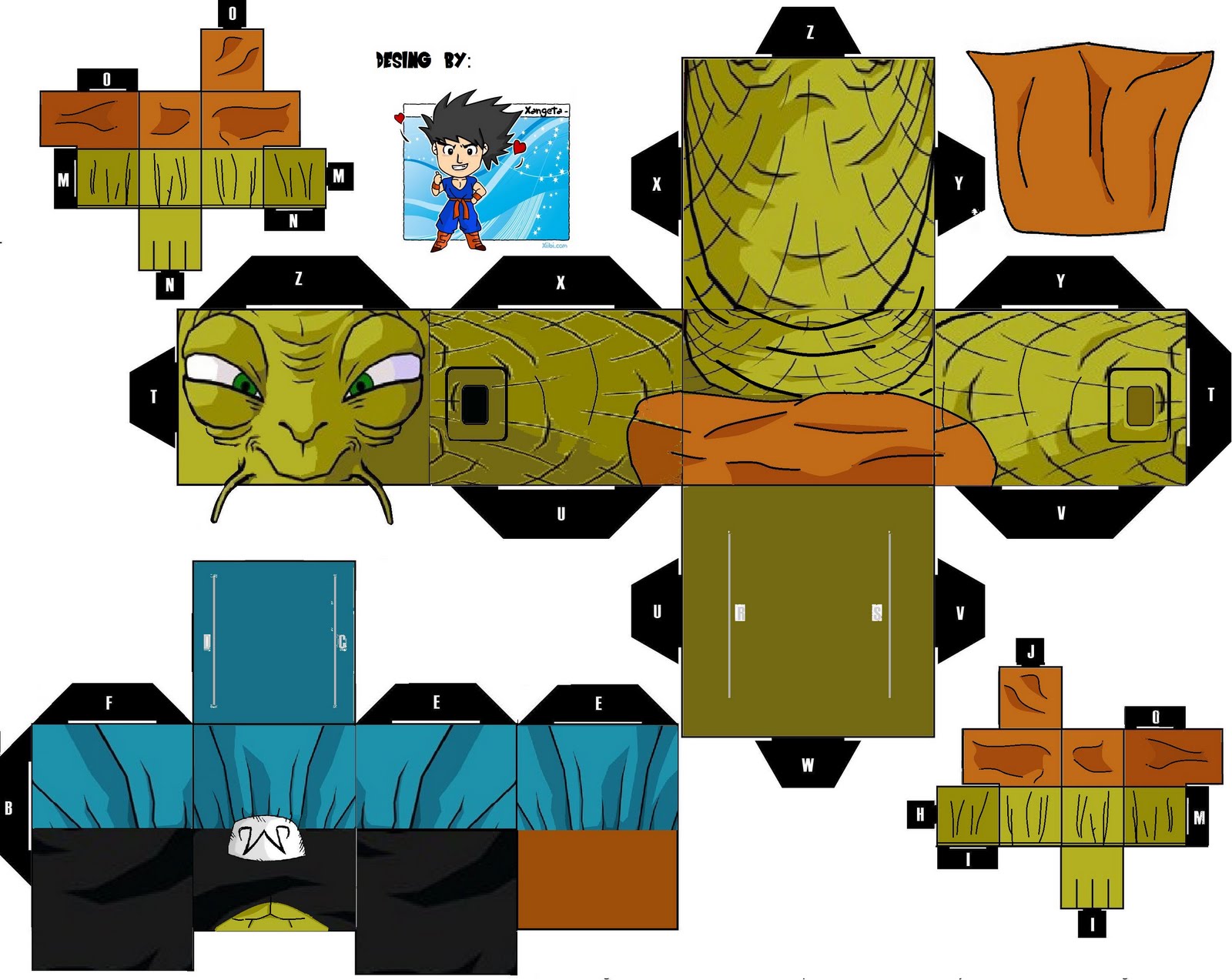 Anime 3D Paper [Dragon Ball] - Taringa!