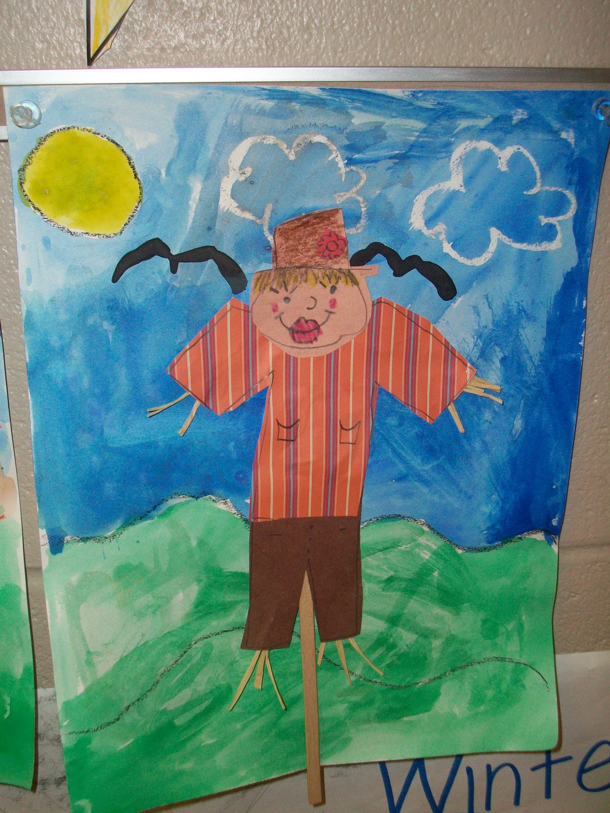 Mrs. Wheeler's First Grade Tidbits: Scarecrow Art