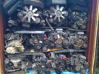 Japanese Used Engine and Spare Part: 20FT USED ENGINE CONTAINER