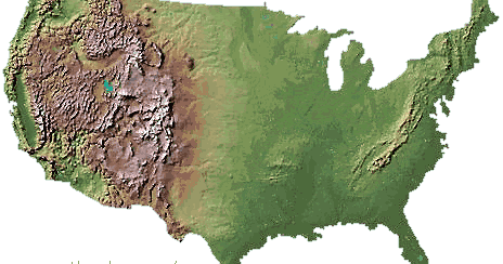 Maps of David: Hypsometric Map