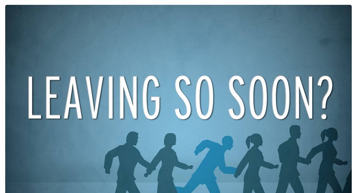 Evidence of Things Unseen: Why Are You Really Leaving?