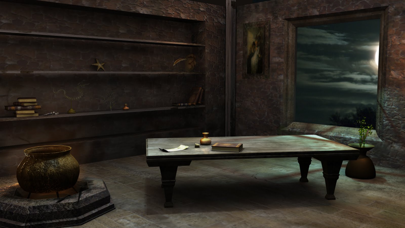 Witch October: Witch House Interior Tests