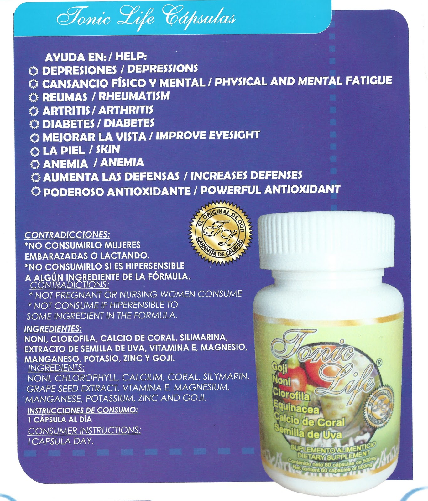 Tonic life natural products