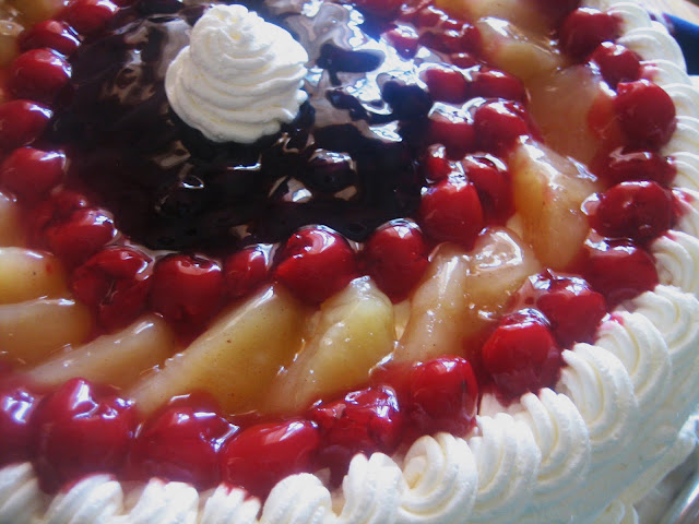 Chef Tess Bakeresse: Red, White, and Blue Forest Cake for Mr. Putt Putt