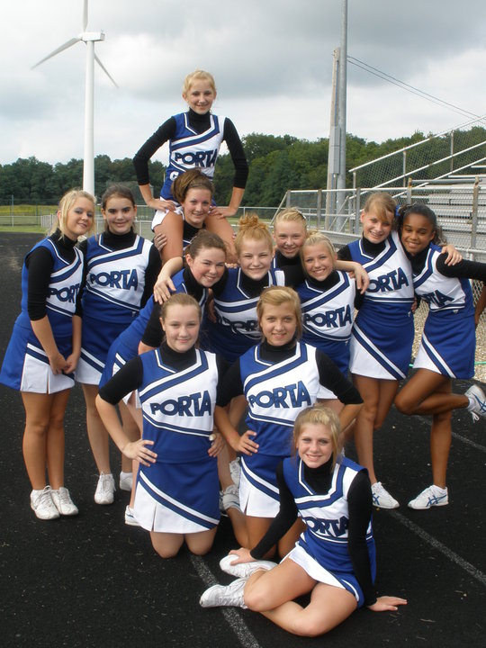 The Gum Family: Jr. High Cheerleaders!!