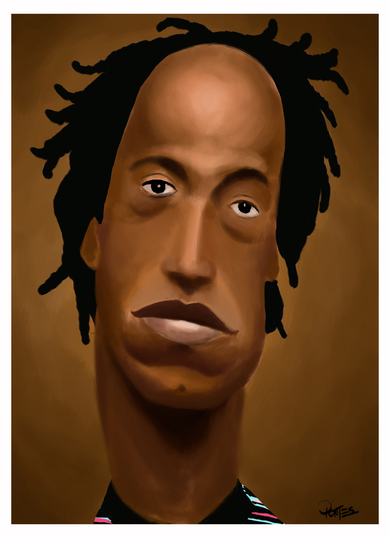 soulblackaricaturas: Ice Blue "Racionais mc´s"