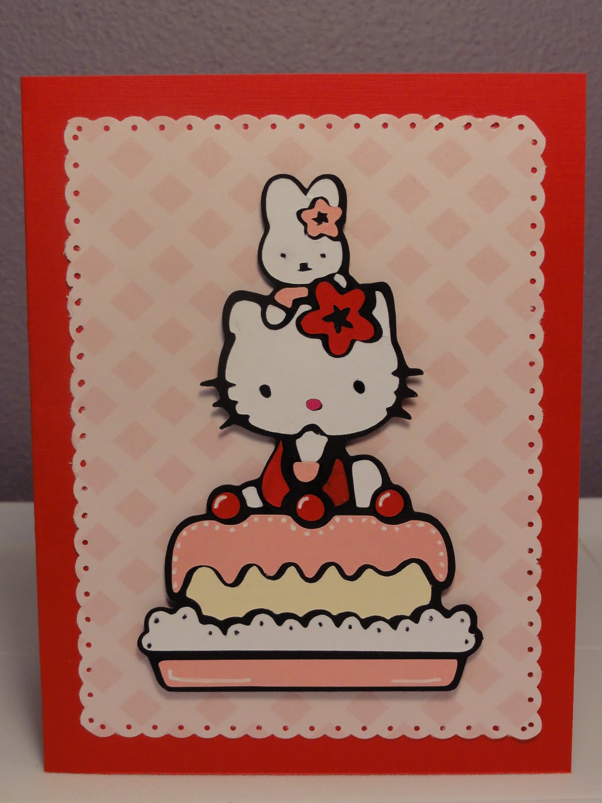 The Cricut Bug: Hello Kitty Quick Card