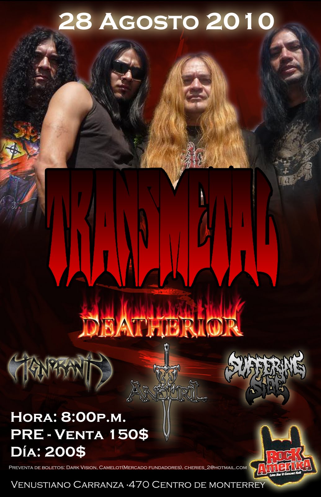 Juan'k Design: Flayer de Transmetal para28 de agosto en el centro de ...