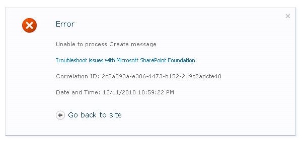 An Egg In The Sharepoint World Error Creating User Profile Connection Unable To Process