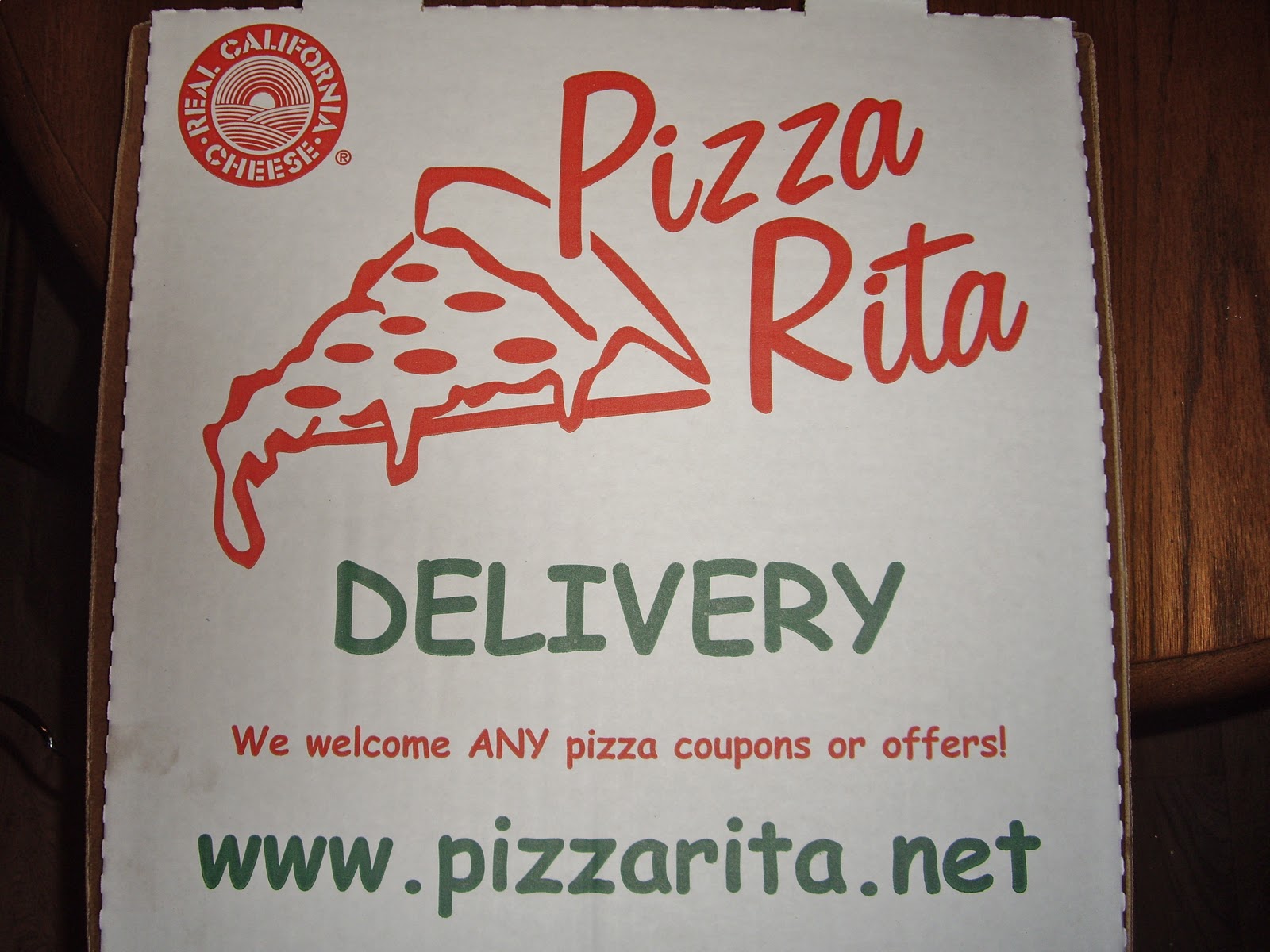 Ellensburg Today: New pizza delivery box from Pizza Rita.