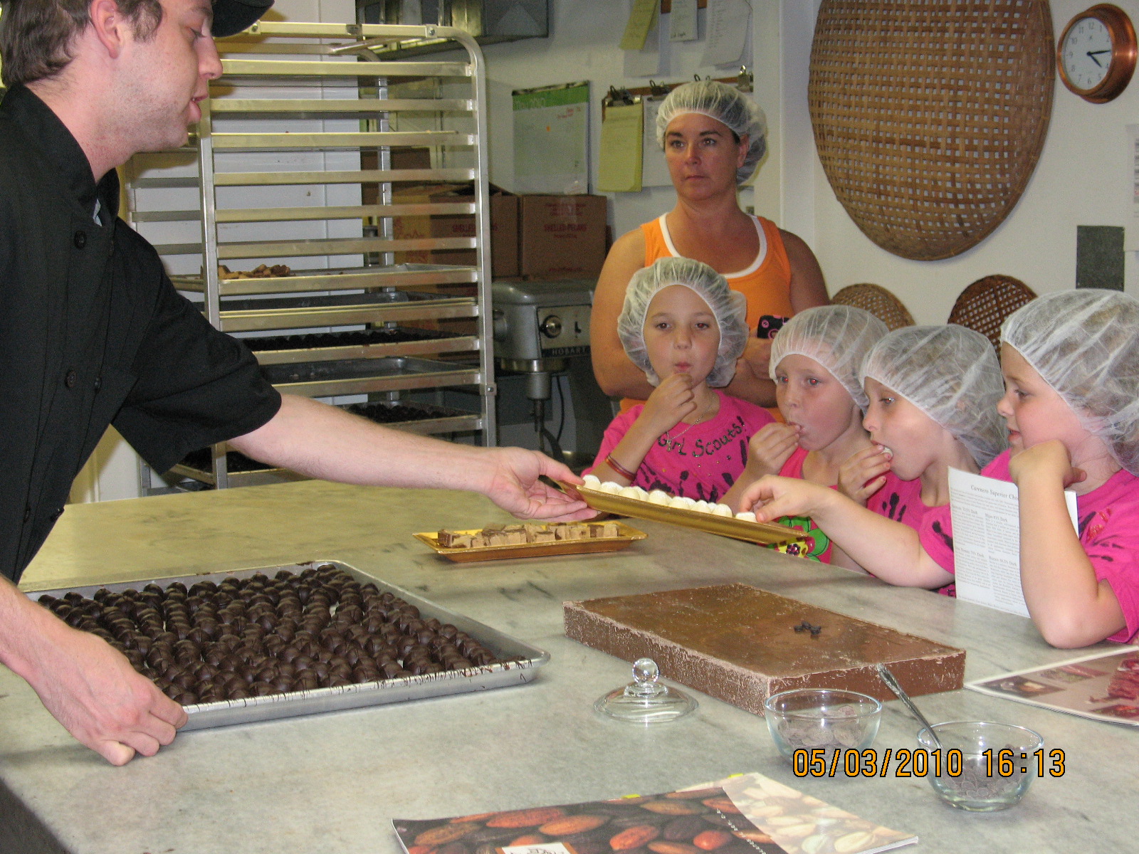 4EVER BLESSED: McLean Party of Eight: Girl Scout Chocolate Studio Tour
