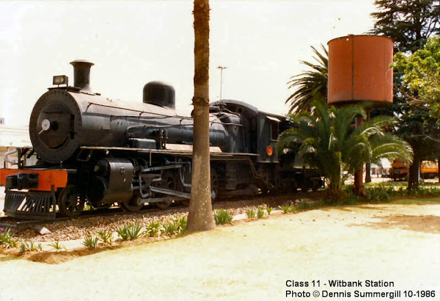 old STEAM LOCOMOTIVES in South Africa: Witbank, Railway Station, SAR ...