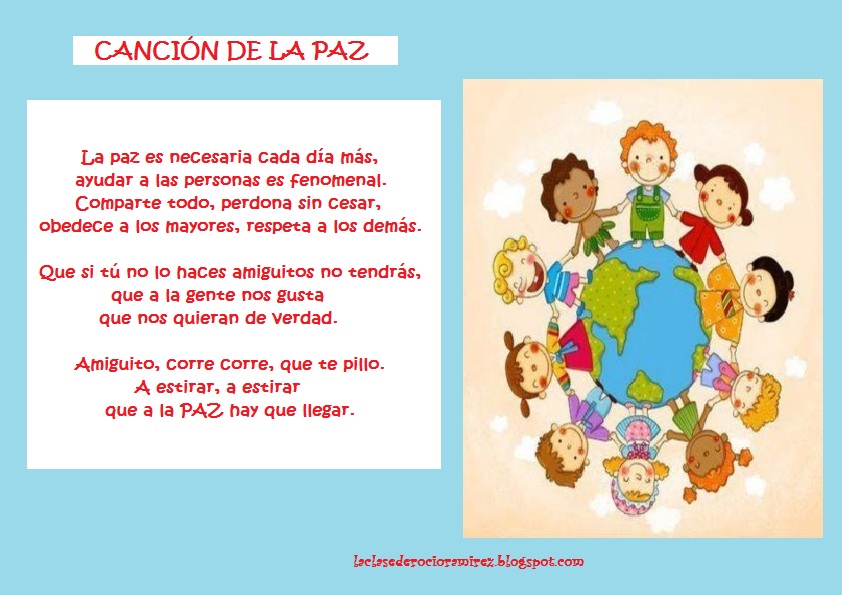 ROCÍO RAMÍREZ. Mi clase de Educación Infantil: DÍA DE LA PAZ