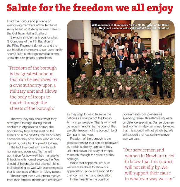 John's Labour blog: Newham salutes its 7 Rifles local heros