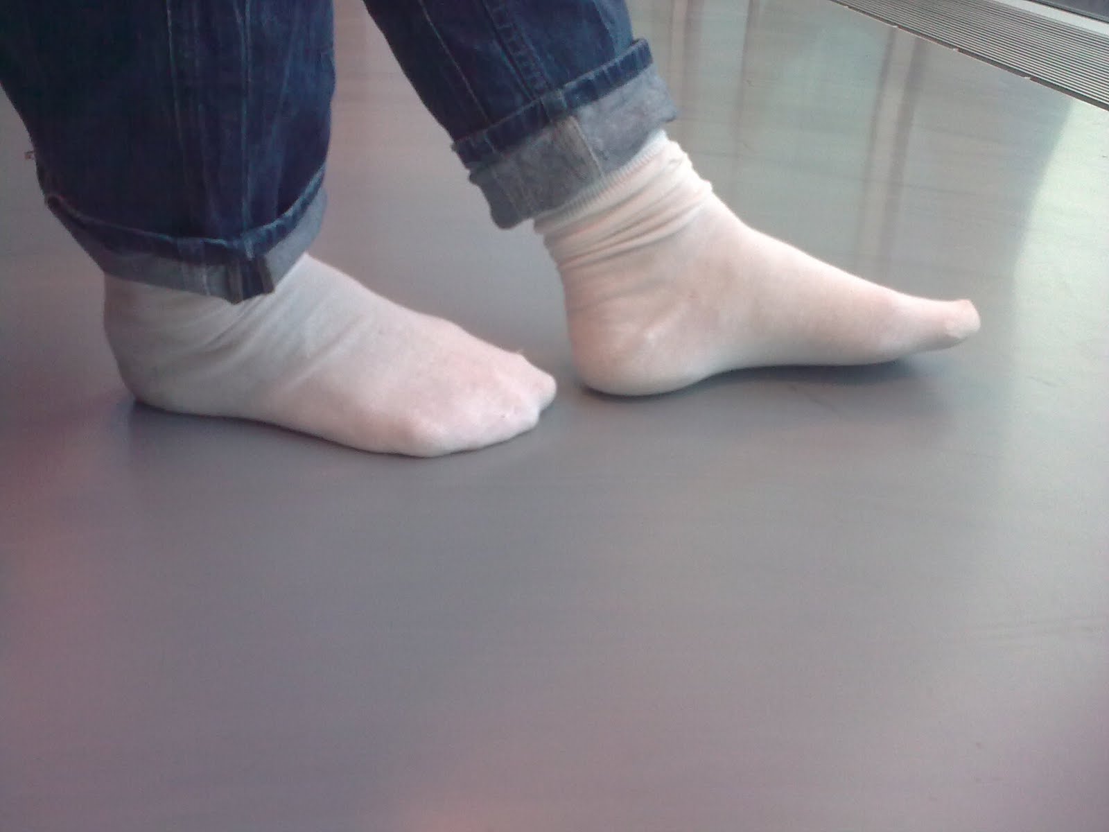 The White Socks Collection Project: white socks in the new library in ...