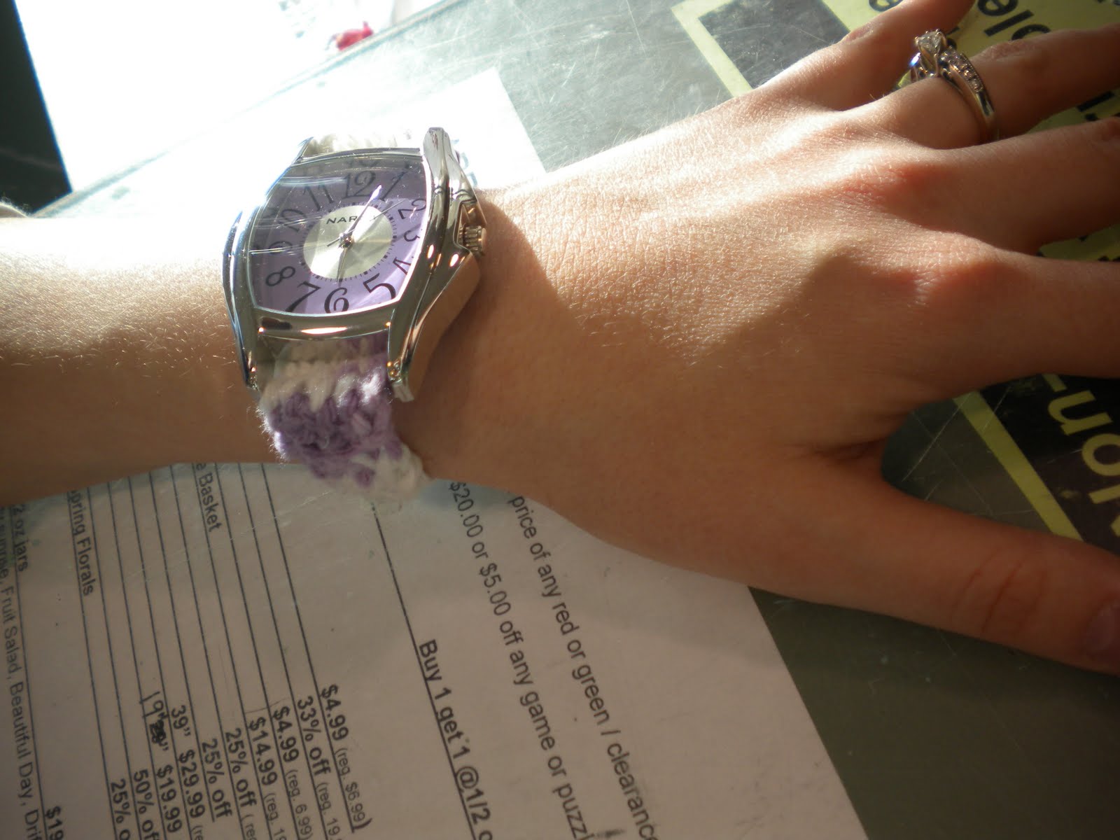 Sierras: Crochet Watch Band