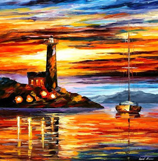 Gold Rainbow: Unique One Of A Kind Original Oil Paintings On Canvas