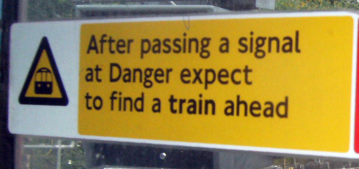 Railway Eye - the railway blog: Pointless signs - A60 stock